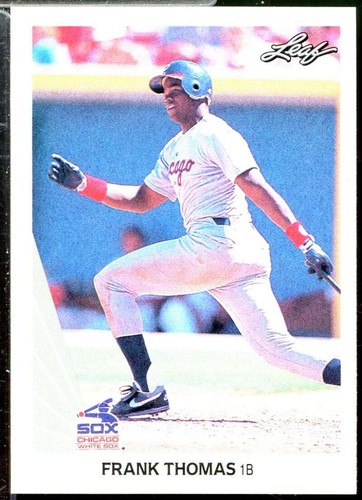 Frank Thomas Rookie Card 1990 Leaf #300 371390705333| eBay