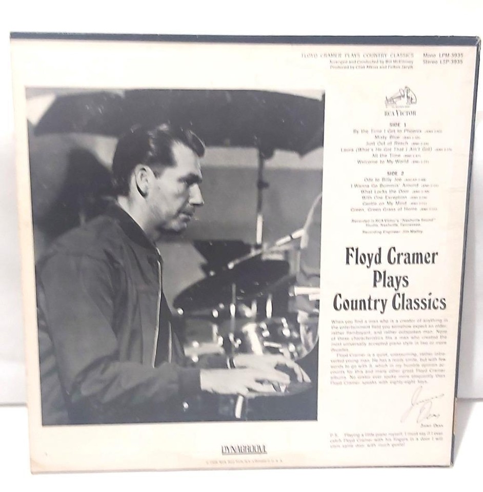 FLOYD CRAMER PLAYS COUNTRY CLASSICS - | eBay
