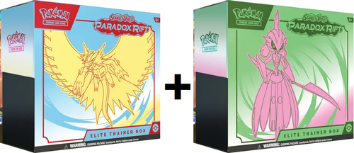 SET OF 2 Elite Trainer Box (ETB) Paradox Rift SV04 Pokemon TCG PRESALE ...