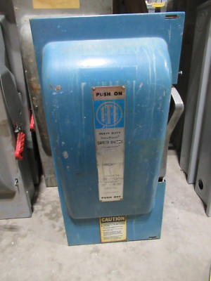 ITE Imperial F354, 200 Amp, 600 Volt, 3P3W, Fused, Vintage Disconnect ...