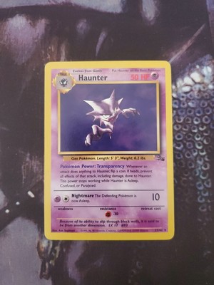 1x Haunter 21/62 - Pokémon TCG - Fossil Unlimited Non-Holo LP | eBay