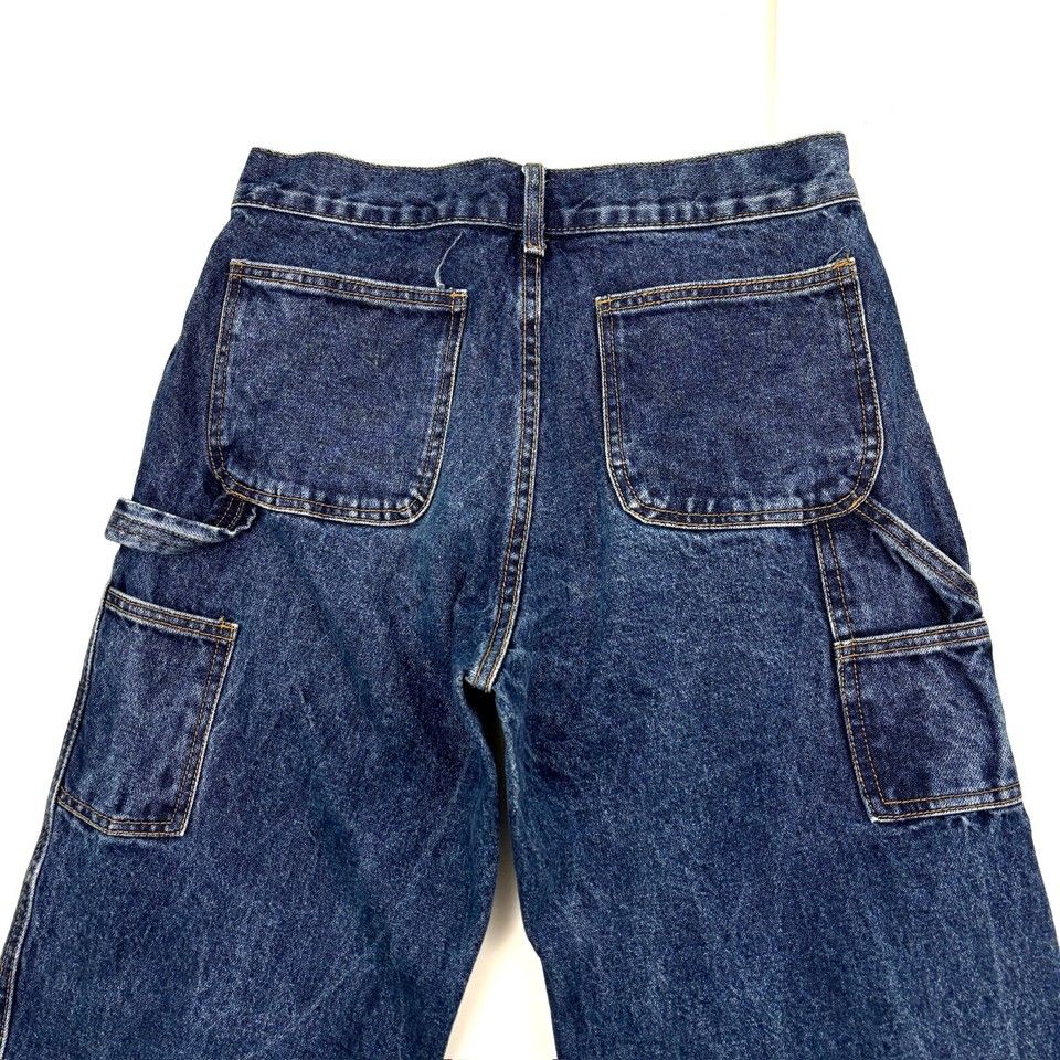 John Galt Carpenter Straight Men's size S 28x29 Dark Blue Denim jeans | eBay