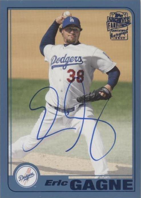 2019 Topps Archives - Fan Favorite Autographs 2001 Design Eric Gagne # ...