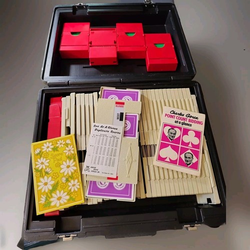 VTG Baron Barklay 32 Bridge Dealers Card Holders W/6 Bidding Devices ...