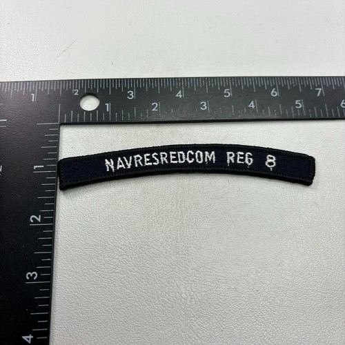 US Navy ( Reserve ?) NAVRESREDCOM REG 8 Tab Patch (Rocker, UIM) 40MQ | eBay