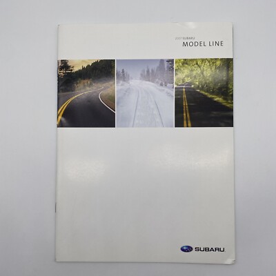 2007 Subaru Model Line Sales Brochure Booklet | eBay