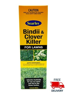 Searles Bindii & Clover Killer for Lawns 500ml Selective Weedkiller ...