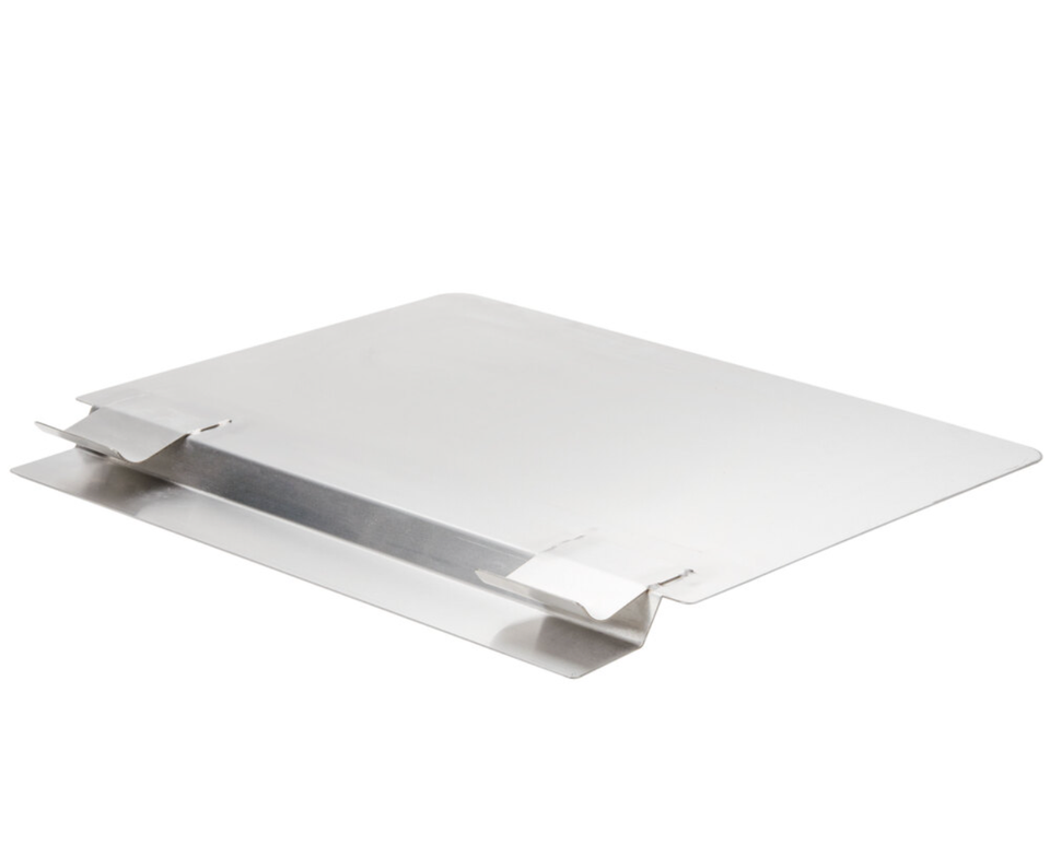 20 1/2" x 18" Stainless Steel Deep Fryer Right Left Splash Guard ...