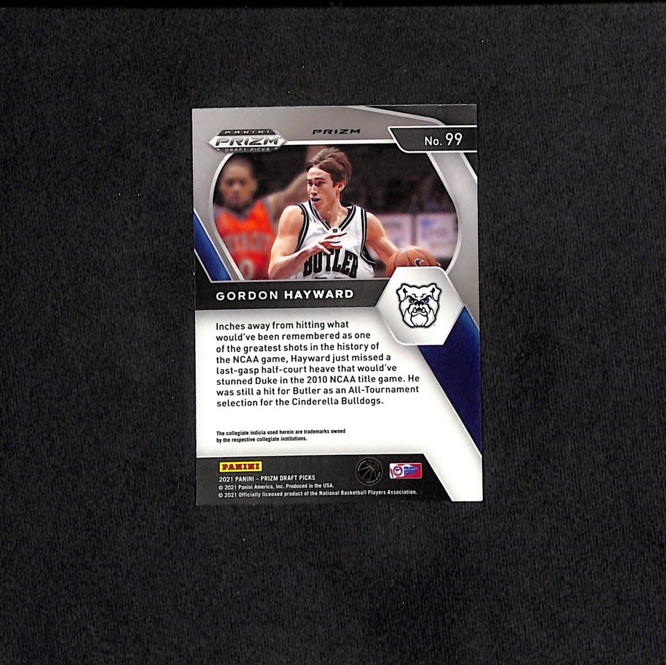 Gordon Hayward 2021 Panini Prizm Draft Picks - Red White Blue #99 ...
