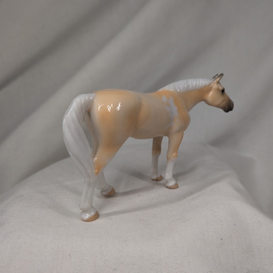 Breyer Stablemates CM Custom Etched Glossy Quarter Horse Mare | eBay