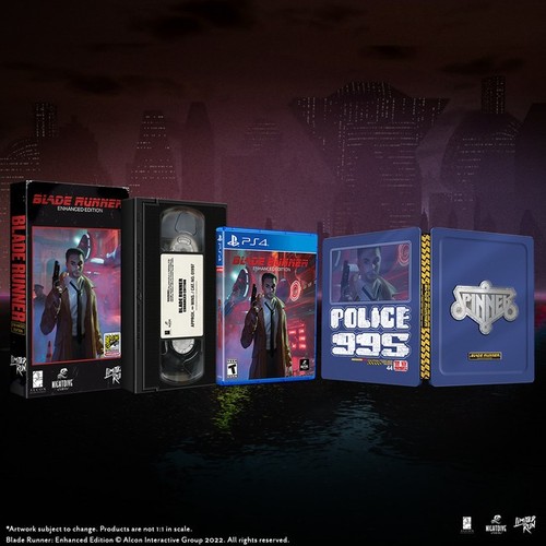 Blade Runner Enhanced Edition VHS Steelbook Ed. PS4 PlayStation 4 Brand ...
