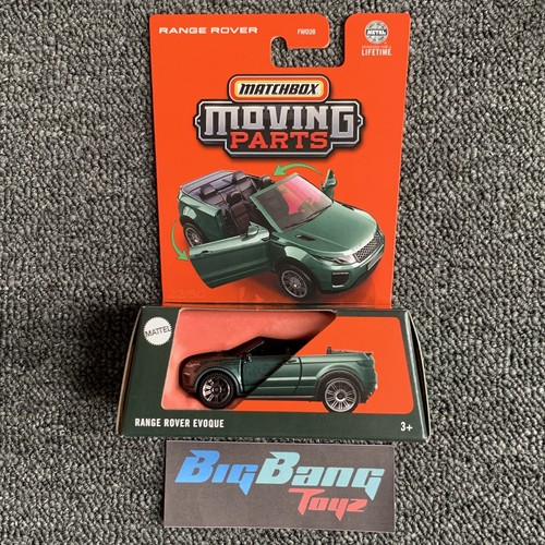 Matchbox Range Rover Evoque Green #22 Moving Parts 2025 Mix 2 (In-Stock ...