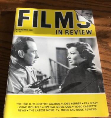 Films In Review February 1987 Jose Ferrer Fay Wray Lorne Michaels | eBay
