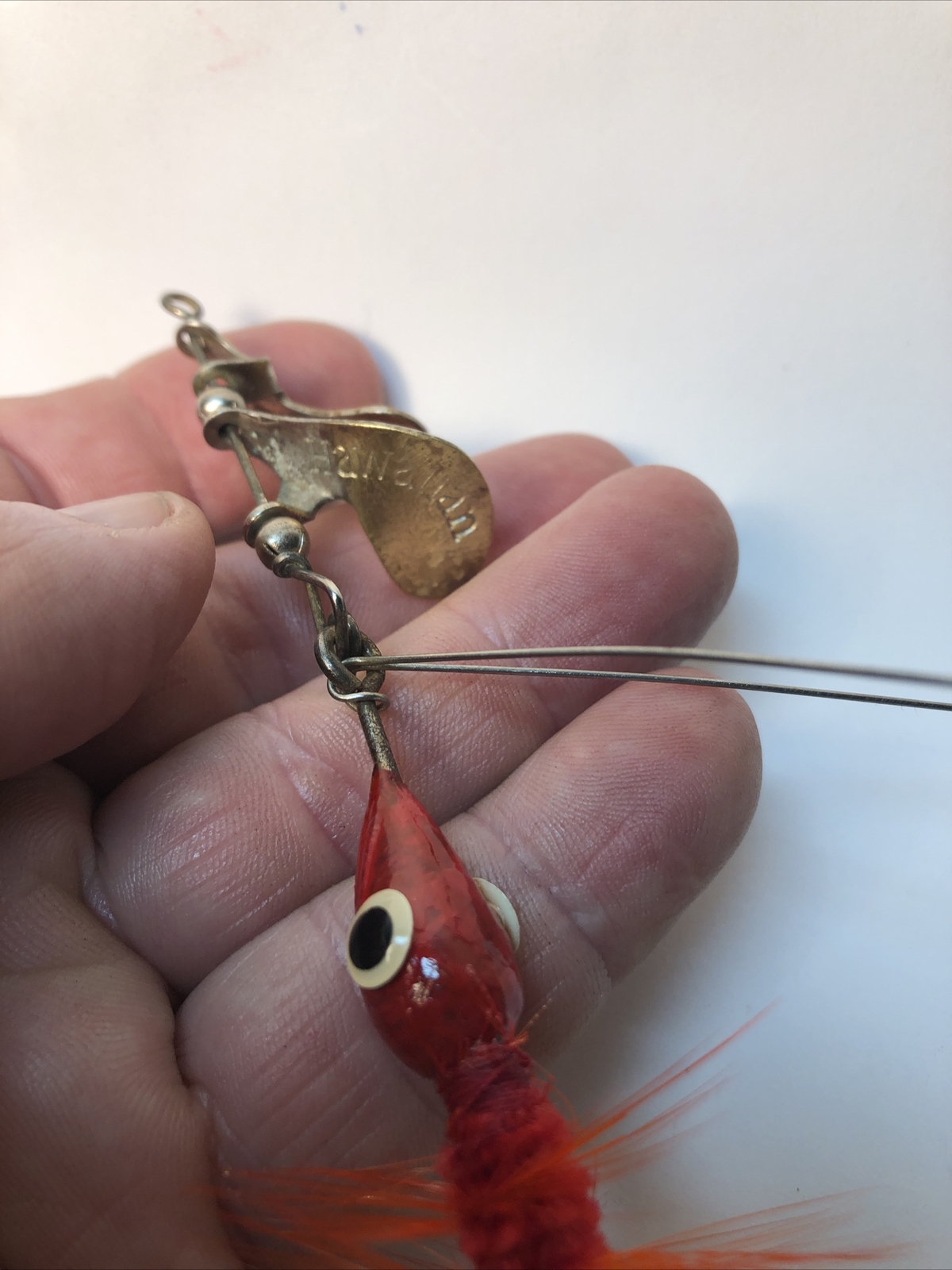 Vintage Lot F Hawaiian Fishing Lure Made Of Solid Metal Like All Foss ...