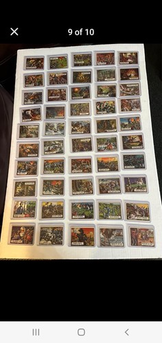 1962 Civil War News Vintage Trading Card Complete 88 Card Set Topps VG ...