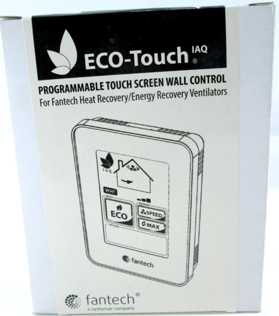 Fantech Eco Programmable Screen Touch IAQ Wall Control 414727 for sale ...