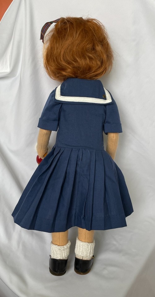 R. John Wright Doll LILLIAN 20" molded felt, fully jointed 1987 #256/ ...