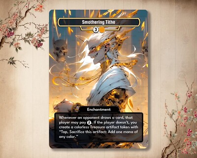 Smothering Tithe - High Quality Custom Card [ Anime Custom Art ] | eBay