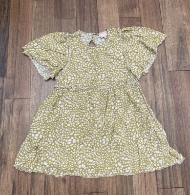 Show Me Your Mumu Womens Polka Dot Print Sleeve Dress Yellow Size XS | eBay