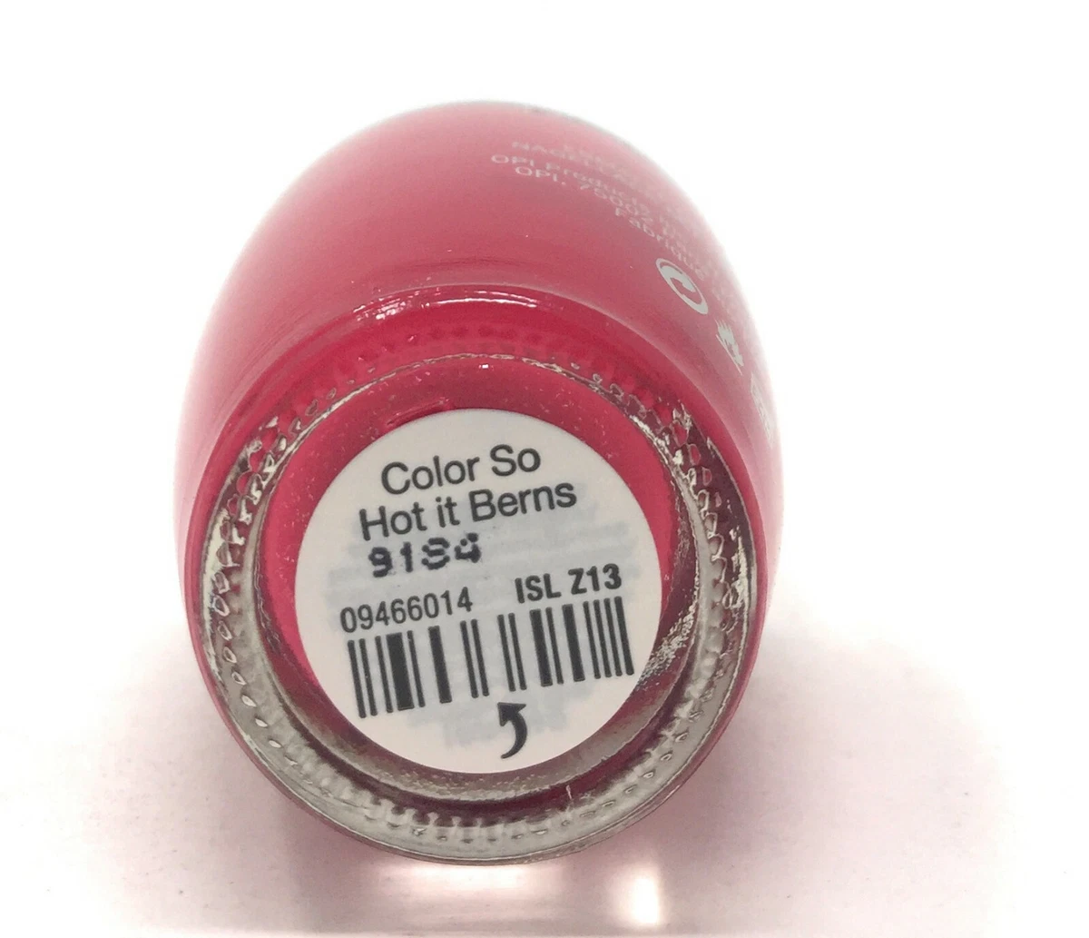 Opi Color So Hot It Berns