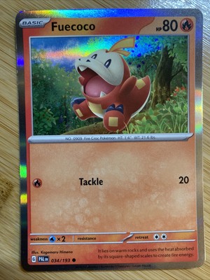 Fuecoco HOLO Pokemon TCG Card 034/193 NM/M | eBay