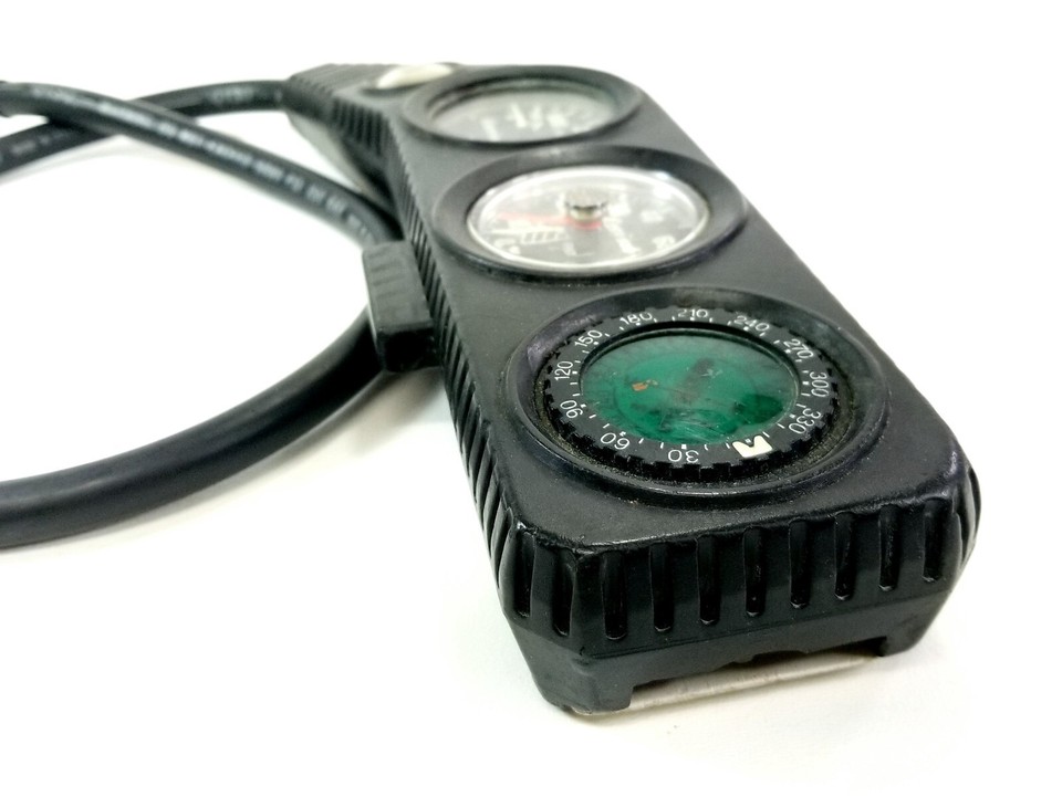 Cressi Scuba Dive 3 Gauge Complete Console Pressure SPG, Depth, Compass | eBay
