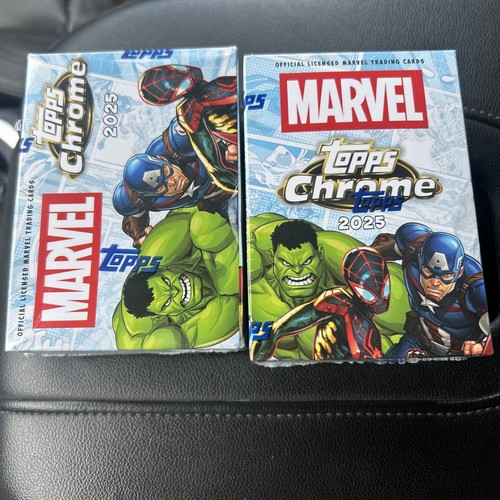 2025 Topps Chrome Marvel Comics Blaster Box Lot Of 2 Brand New Sealed | eBay