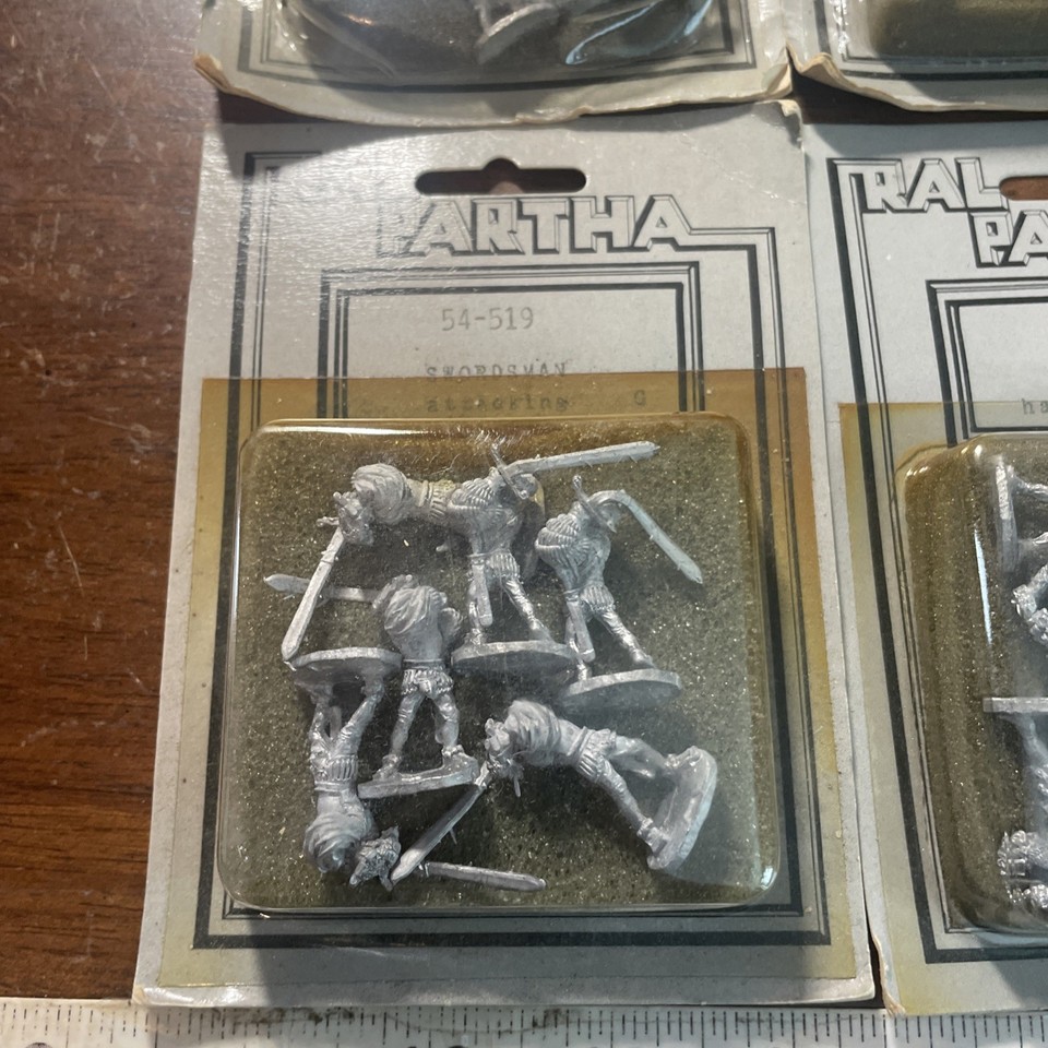 New Sealed Ral Partha Fantasy Miniature Figurines Lot Of Four DnD Set ...