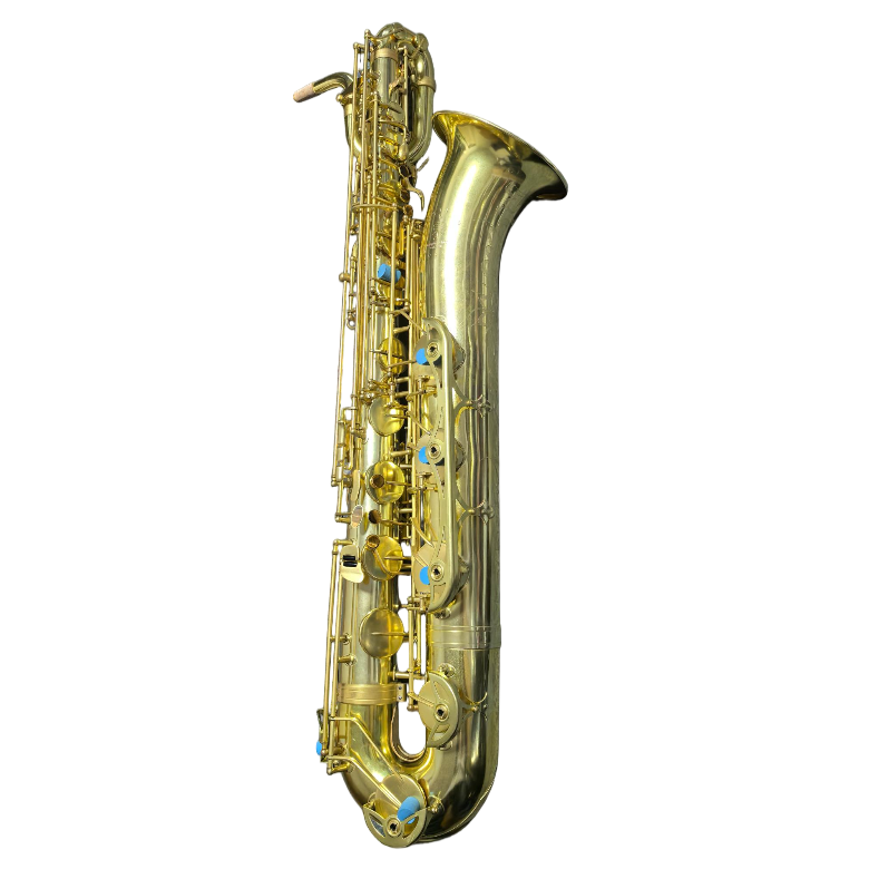 Eastern music new bare brass unlacquer bari sax Bari Saxophone Low E ...