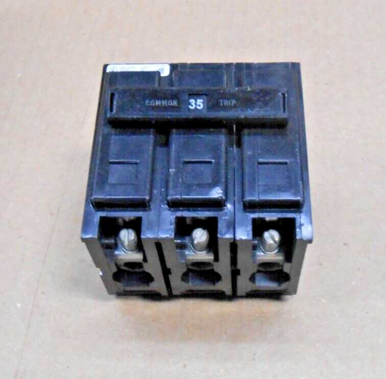 NEW EATON TYPE BA BAB3035H CIRCUIT BREAKER 3 POLE 35 AMP 35A 120/240V ...