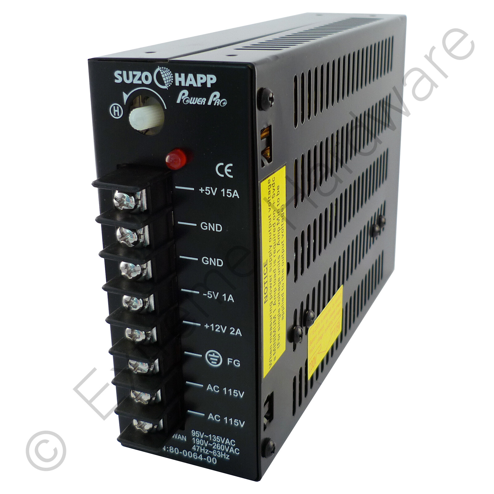 Suzo Happ Power Pro JAMMA Arcade Switching PSU Supply - 115V/230V, +5V ...
