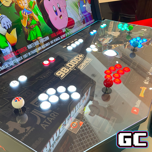 GAMECADE ARCADE MACHINE - 43" 4K 4 Player - 7-IN-1 JUKEBOX-KARAOKE-TV ...