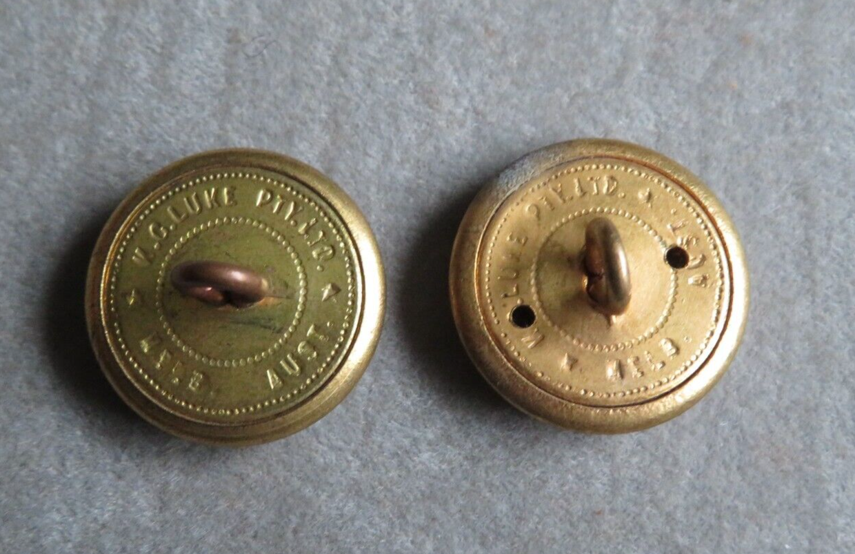 WWII US Uniform Buttons Made by Luke Melbourne. | eBay Australia