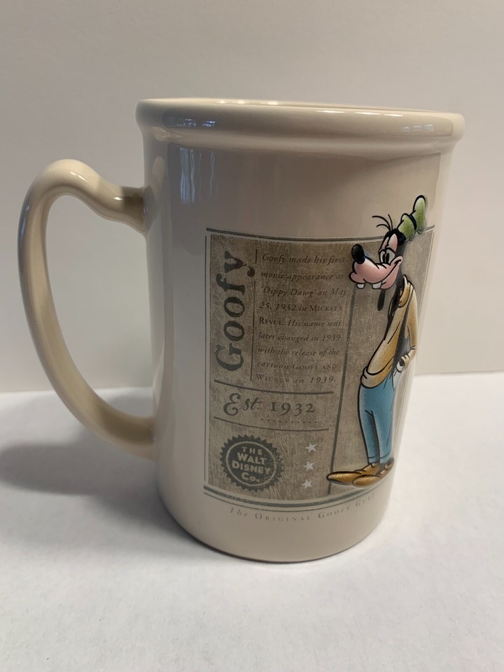 Disney Goofy Coffee Mug 3D Double Sided The Original Goofy Guy Walt ...