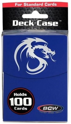 BCW Deck Case - Large 100+ Blue | eBay