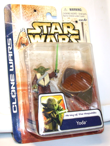 STAR WARS CLONE WARS YODA MINT ON CARD | eBay
