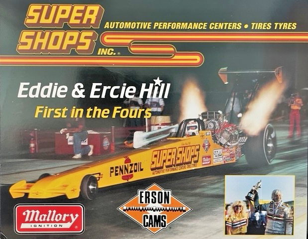 VRHTF NHRA "EDDIE HILL SUPER SHOPS PENNZOIL TOP FUEL DRAGSTER" HAND OUT ...