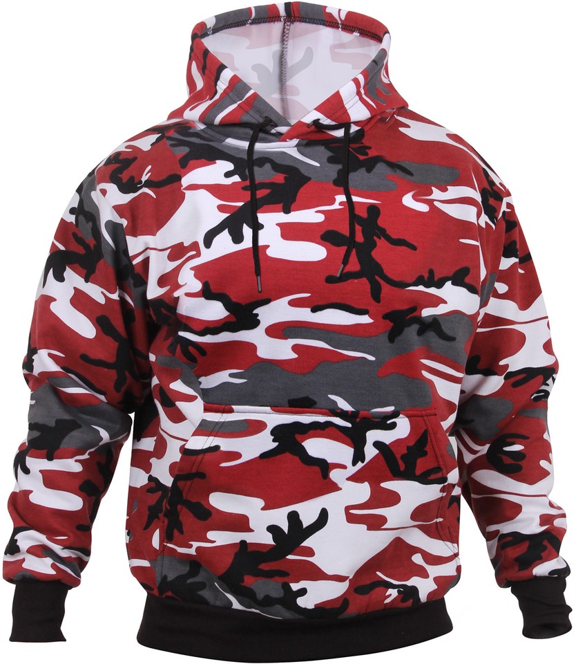 Camo Hoodie Pullover Hooded Sweatshirt Army Military Camouflage ...