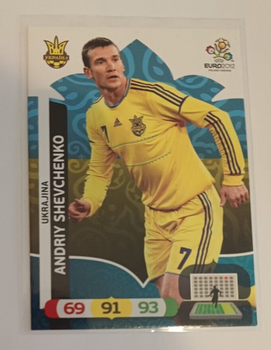 Carte Card Carta Andriy SHEVCHENKO Ukraine PANINI UEFA EURO 2012 | eBay