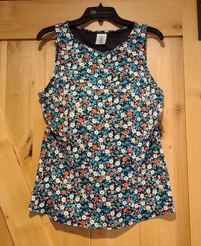 Lands End Size 12 DDD Ditzy Floral Wireless Padded Tankini | eBay