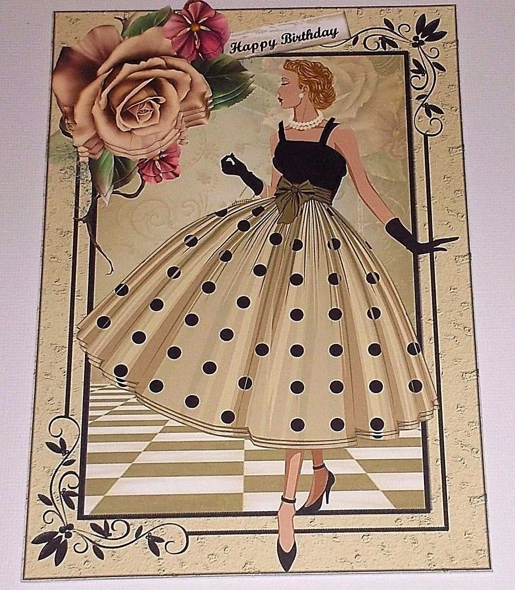 Handmade Dress Card