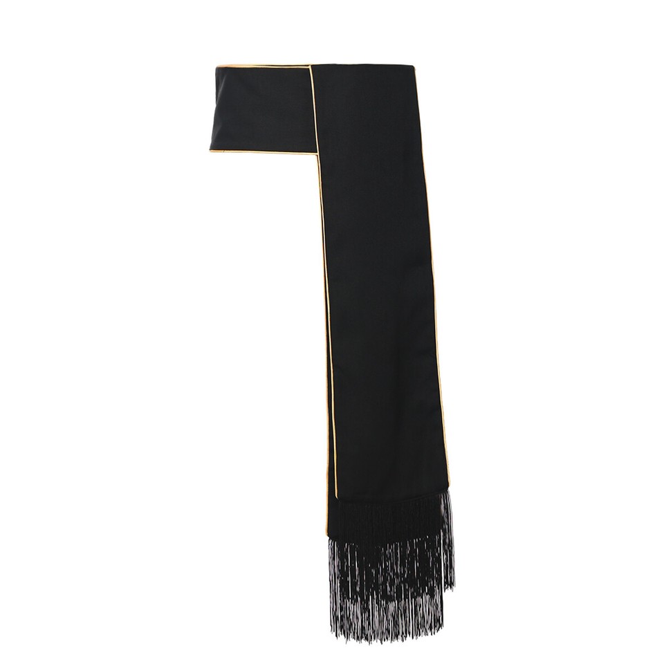 Clergy Black Band Cincture With Fringe Bishop Priest Roman Cassock ...