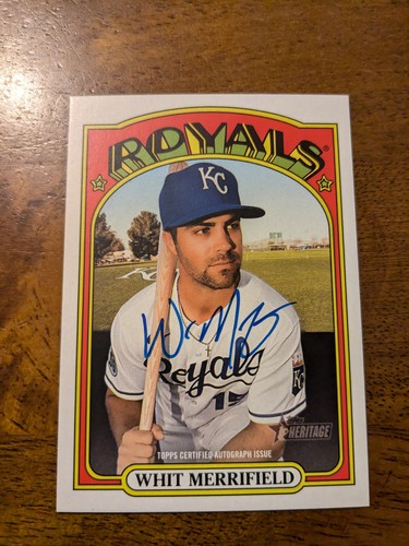 2021 Topps Heritage #ROA-WM Whit Merrifield Real One Autographs | eBay