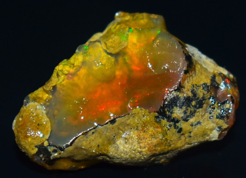 Opale rouge brute 58,50 carats opale naturelle éthiopienne opale brute ...