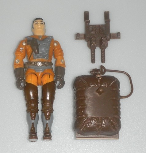 1990 Vintage G.I. GI Joe 3.75 ARAH Drop Zone v1 Sky Patrol Figure *Near ...