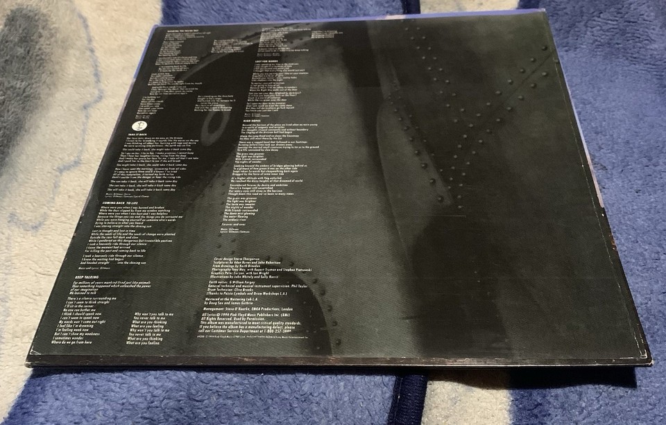 Pink Floyd the Division Bell 1994 First Press brown Vinyl C 64200 | eBay UK