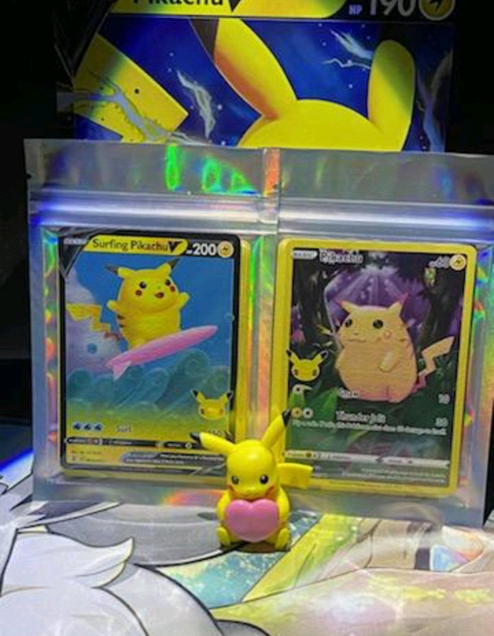 Pokemon Mystery Pikachu Packs 10 Rare Cards Per Pack! | eBay