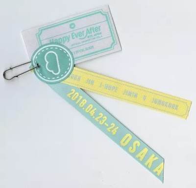 (Männlich) BTS (Bangtan Boys) Memorial Label Tag "BTS JAPAN OFFICIAL ...