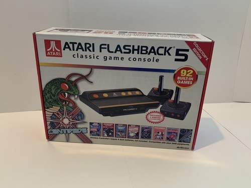 Atari Flashback 5 Classic Game Collector's Edition Console 92 Built-In ...
