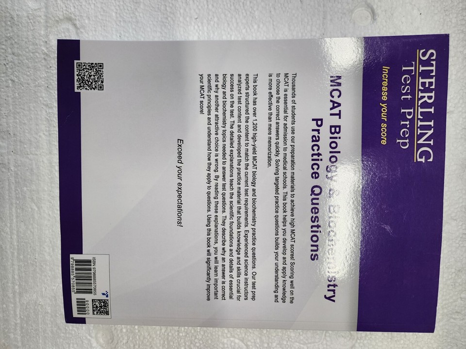 MCAT Biology & Biochemistry Practice Questions: High Yield MCAT ...
